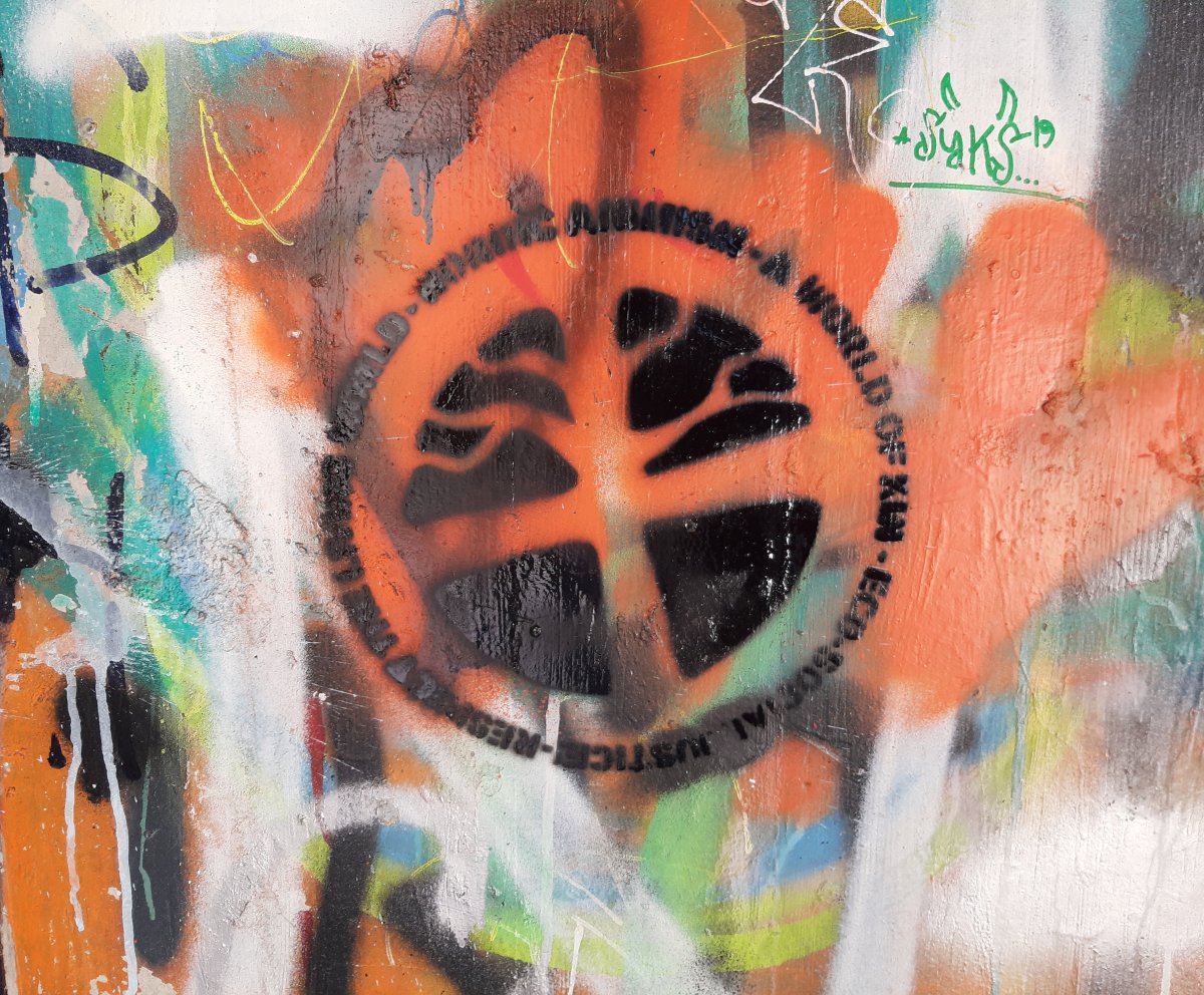 DIY - WHEEL CROSS stencil template - Stickers & Patches - NORDIC ANIMISM